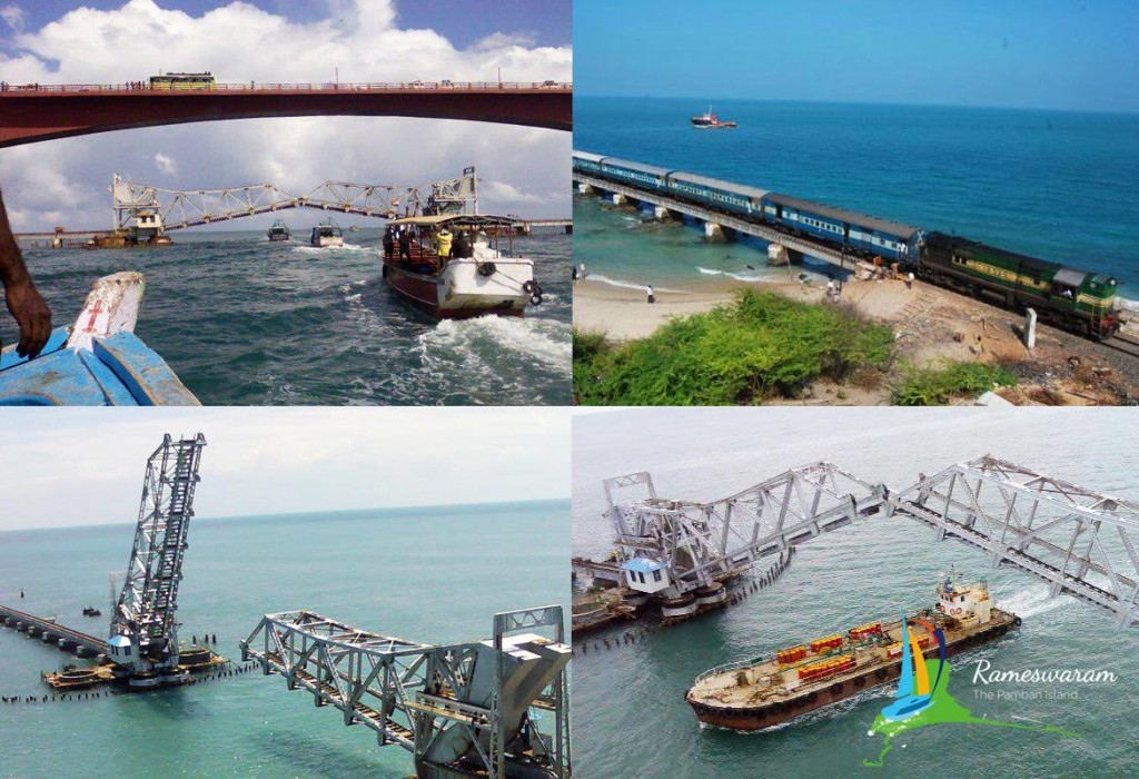 rameswaram pamban train bridge middlesbrough opened - Rameswaram Tourism